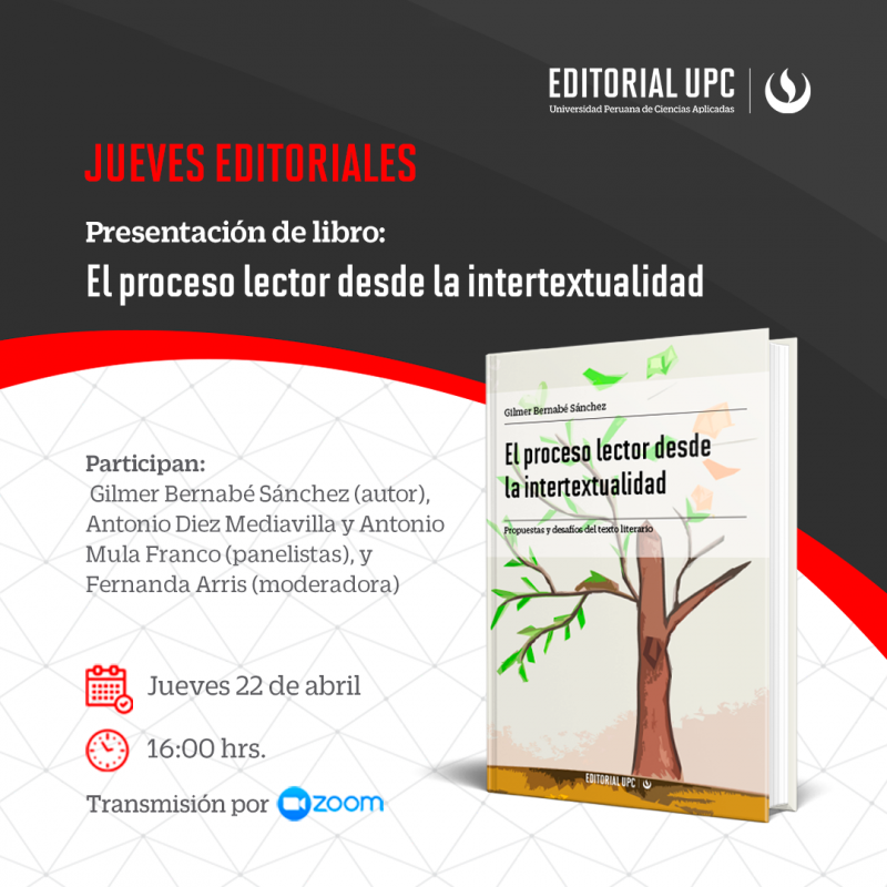 Presentación de libro: El proceso lector desde la intertextualidad [EN VIVO] | Editorial UPC